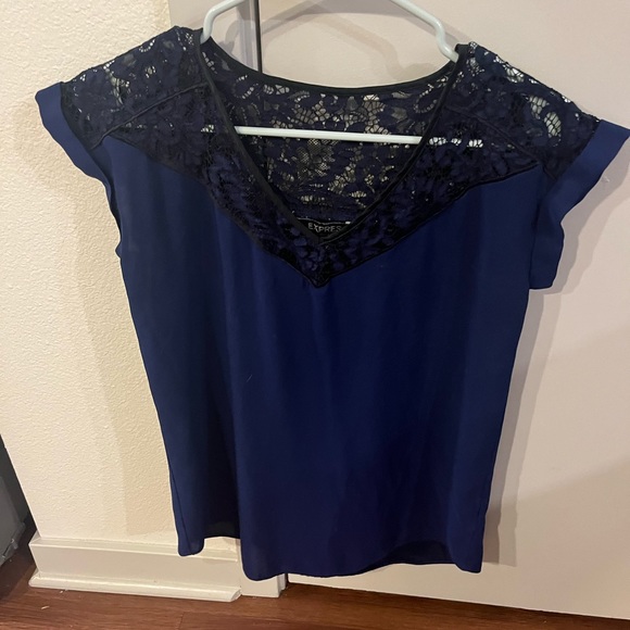 Express | Tops | Express V Neck Blouse | Poshmark